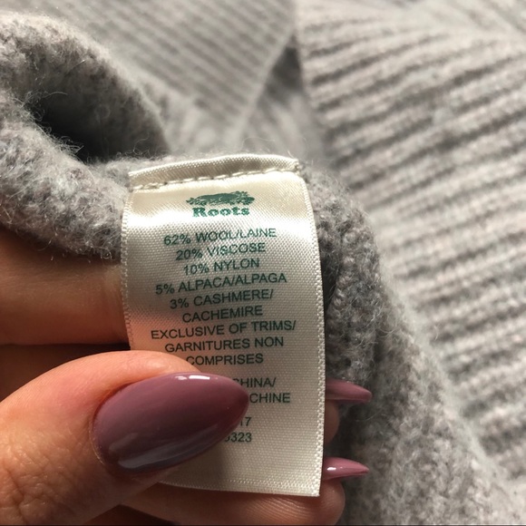 Roots Sweaters | Nwot Roots Cashmere And Wool Salt Pepper Sweater ...